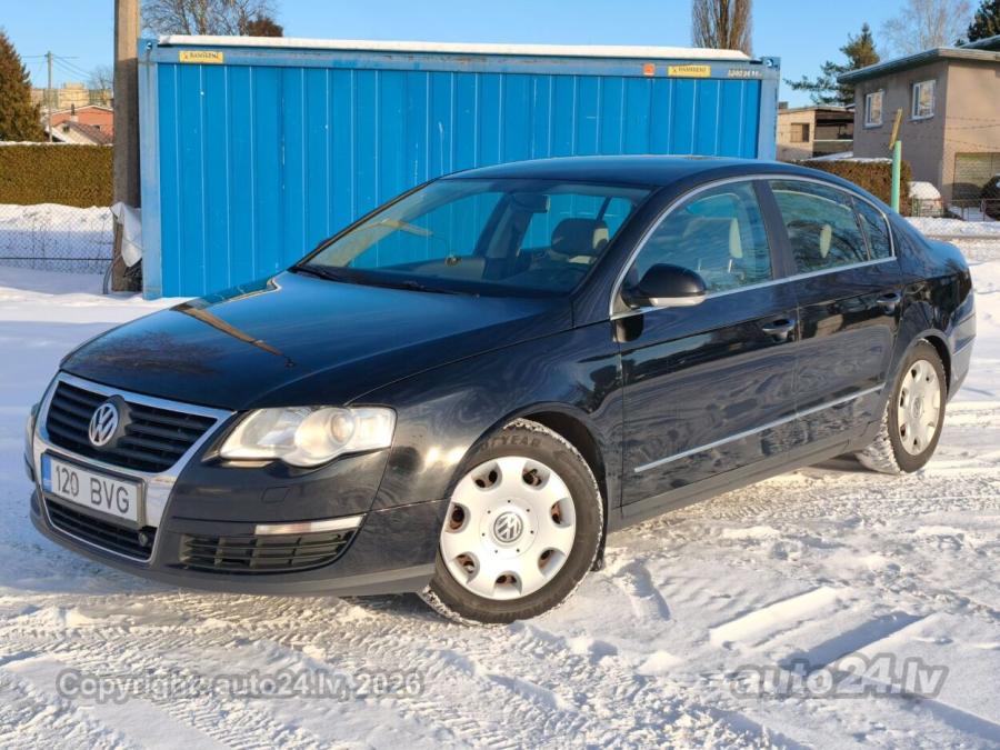 Black Volkswagen Passat 2006 in Tallinn, with an engine capacity of 1.90 L and mileage of 322 thousand km for 2999 €, photo 3 on AUTOMOTO.COM.LV