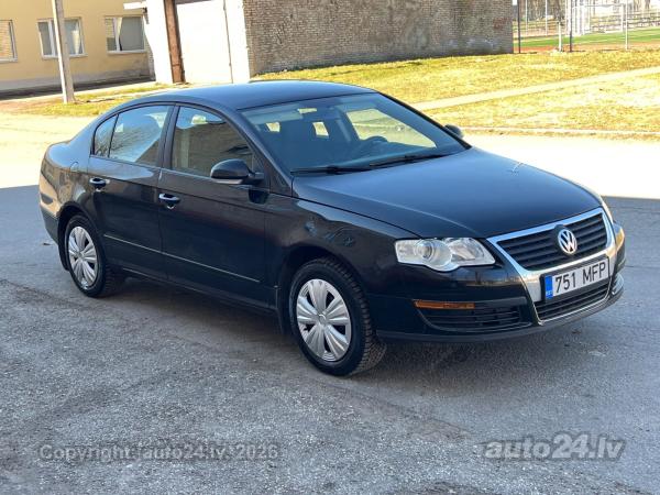Black Volkswagen Passat 2006 in Narva, with an engine capacity of 2.00 L and mileage of 124 thousand km for 1499 €, photo 2 on AUTOMOTO.COM.LV