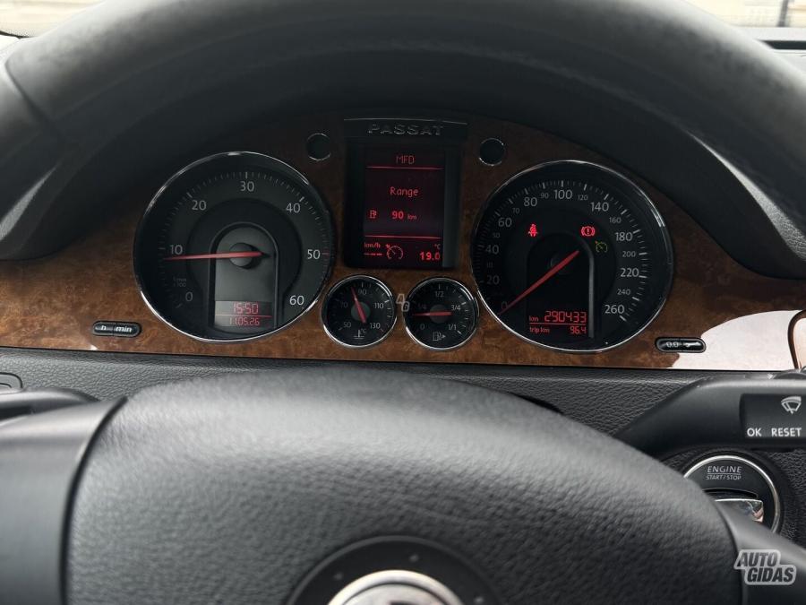 Melns Volkswagen Passat 2006 Viļņa, ar dzinēja tilpumu 2.00 L un nobraukumu 291 tūkst. km par 1550 €, foto 10 vietnē AUTOMOTO.COM.LV