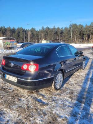 Black Volkswagen Passat 2007 in Vilnius, with an engine capacity of 1.97 L and mileage of 504 thousand km for 2600 €, photo 6 on AUTOMOTO.COM.LV