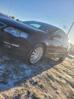 Black Volkswagen Passat 2007 in Vilnius, with an engine capacity of 1.97 L and mileage of 504 thousand km for 2600 €, photo 10 on AUTOMOTO.COM.LV