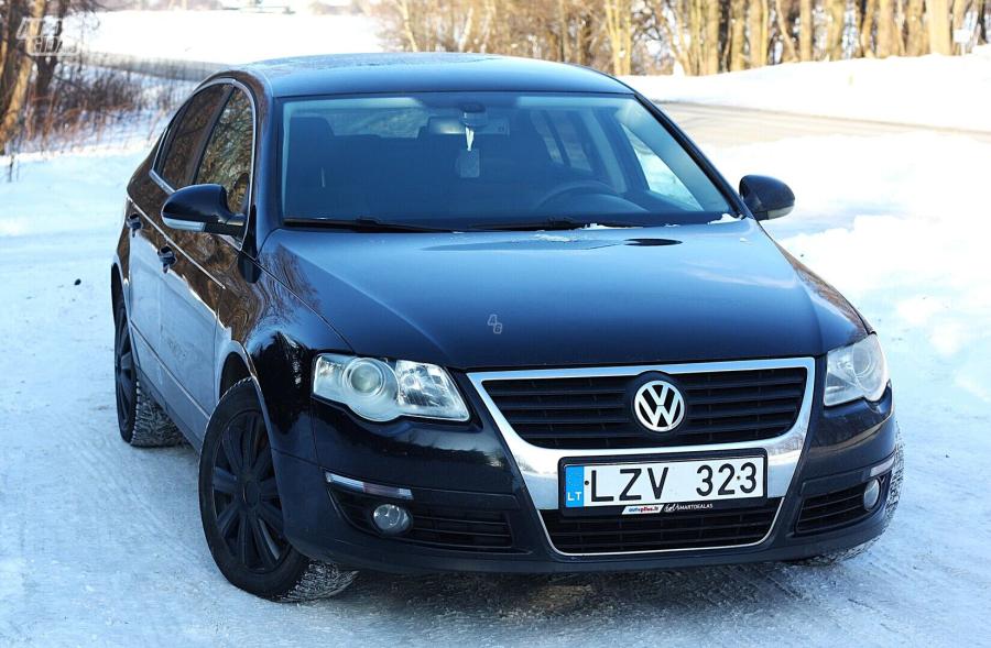 Melns Volkswagen Passat 2007 Petrikaičiai, ar dzinēja tilpumu 2.00 L un nobraukumu 358 tūkst. km par 2199 €, foto 1 vietnē AUTOMOTO.COM.LV