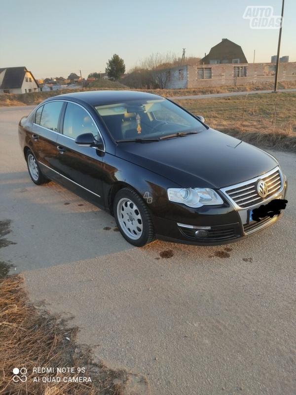 Black Volkswagen Passat 2007 in Alytus, with an engine capacity of 2.00 L and mileage of 180 thousand km for 2700 €, photo 5 on AUTOMOTO.COM.LV