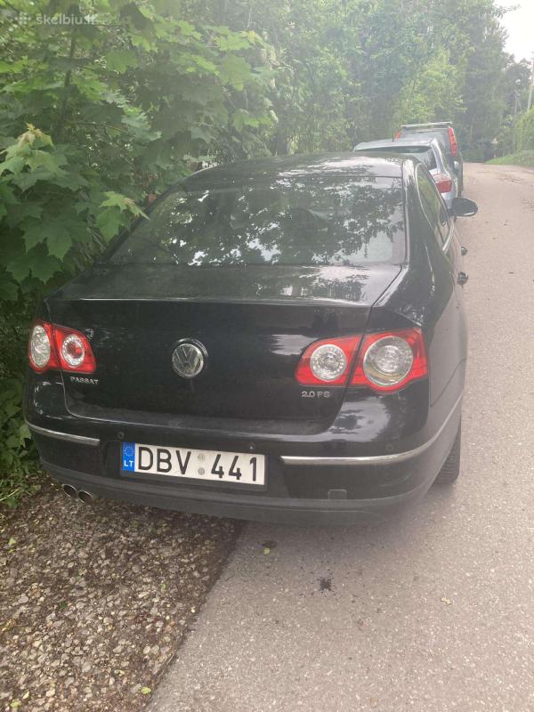 Melns Volkswagen Passat 2007 Viļņa, ar dzinēja tilpumu 2.00 L un nobraukumu 181 tūkst. km par 1450 €, foto 3 vietnē AUTOMOTO.COM.LV