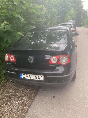 Black Volkswagen Passat 2007 in Vilnius, with an engine capacity of 2.00 L and mileage of 181 thousand km for 1450 €, photo 4 on AUTOMOTO.COM.LV