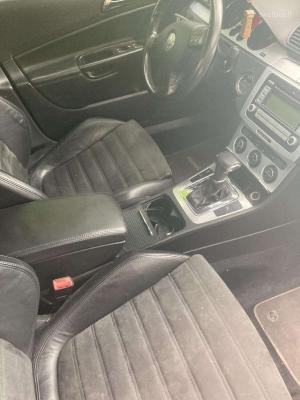 Black Volkswagen Passat 2007 in Vilnius, with an engine capacity of 2.00 L and mileage of 181 thousand km for 1450 €, photo 7 on AUTOMOTO.COM.LV
