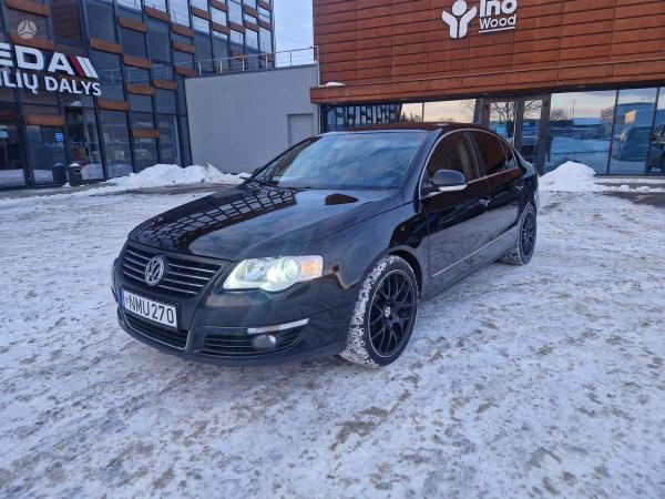 Black Volkswagen Passat 2008 in Kaunas, with an engine capacity of 3.17 L and mileage of 209 thousand km for 3300 €, photo 1 on AUTOMOTO.COM.LV