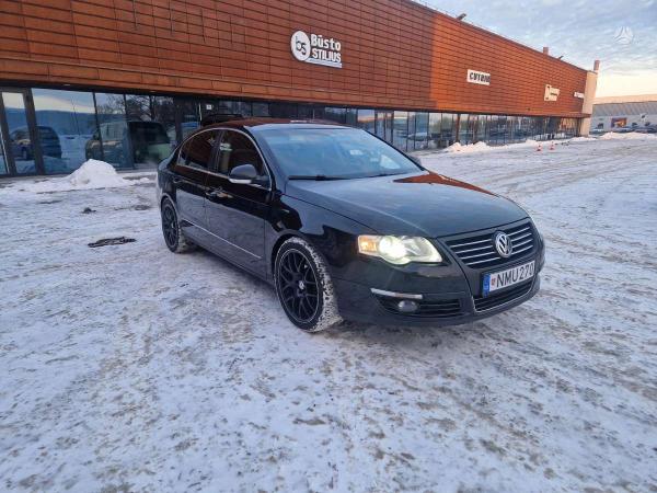 Black Volkswagen Passat 2008 in Kaunas, with an engine capacity of 3.17 L and mileage of 209 thousand km for 3300 €, photo 7 on AUTOMOTO.COM.LV