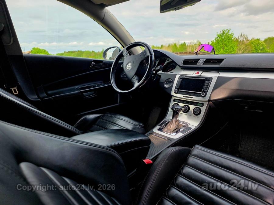 Black Volkswagen Passat 2008 in Tallinn, with an engine capacity of 2.00 L and mileage of 285 thousand km for 3990 €, photo 4 on AUTOMOTO.COM.LV