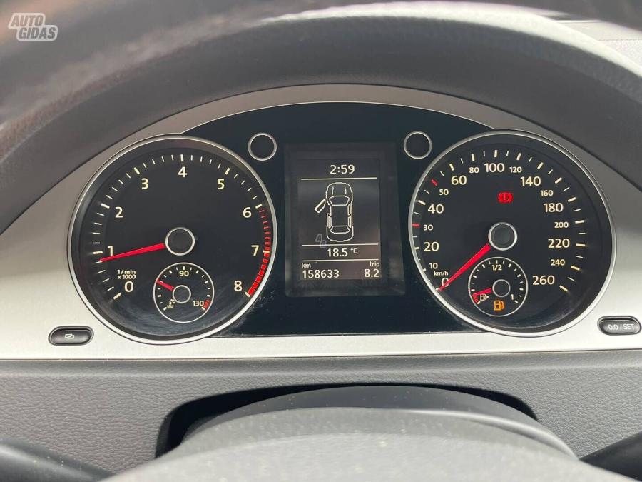 Black Volkswagen Passat 2009 in Marijampole, with an engine capacity of 1.80 L and mileage of 158 thousand km for 2650 €, photo 10 on AUTOMOTO.COM.LV