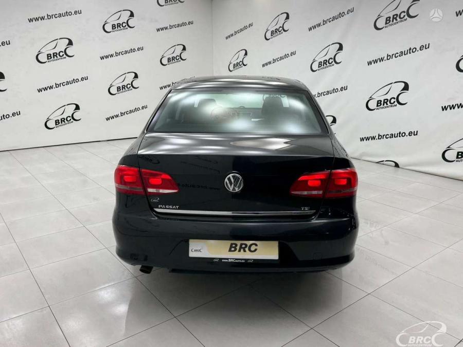 Black Volkswagen Passat 2013 in Vilnius, with an engine capacity of 1.39 L and mileage of 191 thousand km for 5200 €, photo 18 on AUTOMOTO.COM.LV