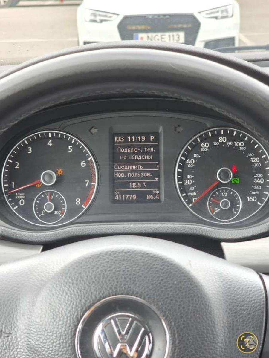 Melns Volkswagen Passat 2013 Viļņa, ar dzinēja tilpumu 2.50 L un nobraukumu 412 tūkst. km par 3900 €, foto 11 vietnē AUTOMOTO.COM.LV
