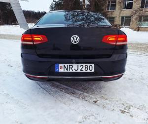 Black Volkswagen Passat 2016 in Radviliskis, with an engine capacity of 1.40 L and mileage of 269 thousand km for 9300 €, photo 8 on AUTOMOTO.COM.LV