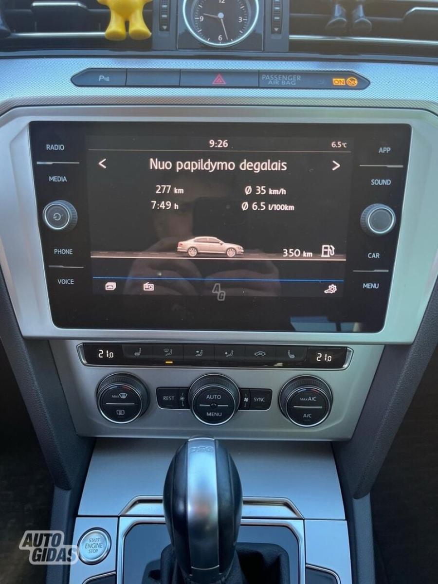 Melns Volkswagen Passat 2018 Klaipėda, ar dzinēja tilpumu 2.00 L un nobraukumu 93 tūkst. km par 16500 €, foto 17 vietnē AUTOMOTO.COM.LV