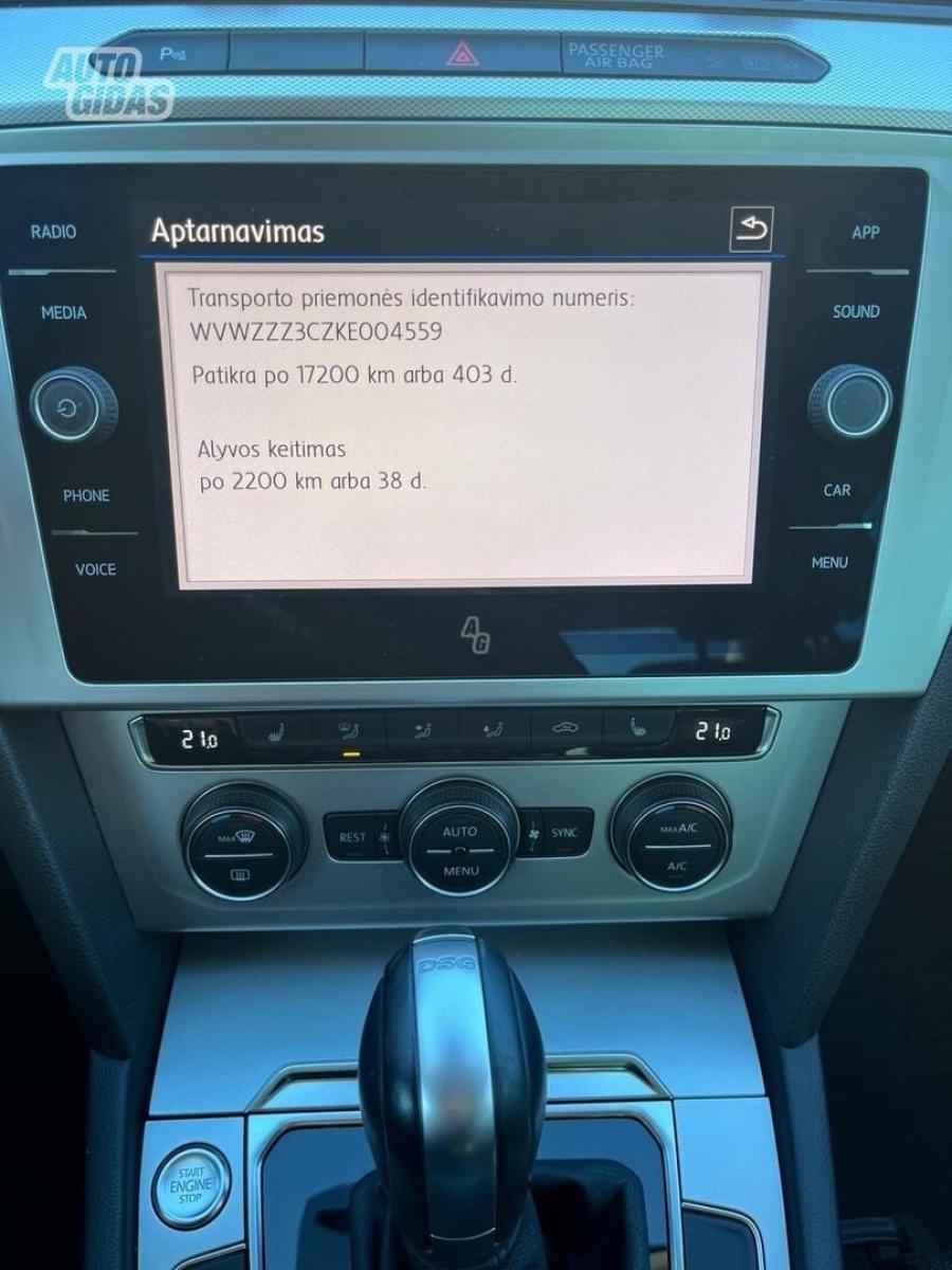 Melns Volkswagen Passat 2018 Klaipėda, ar dzinēja tilpumu 2.00 L un nobraukumu 93 tūkst. km par 16500 €, foto 22 vietnē AUTOMOTO.COM.LV