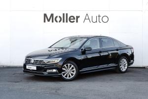 Black Volkswagen Passat 2018 in Riga, with an engine capacity of 2.00 L and mileage of 145 thousand km for 14900 €, photo  on AUTOMOTO.COM.LV