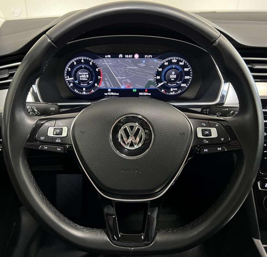 Melns Volkswagen Passat 2019 Kauņa, ar dzinēja tilpumu 1.40 L un nobraukumu 181 tūkst. km par 15500 €, foto 11 vietnē AUTOMOTO.COM.LV