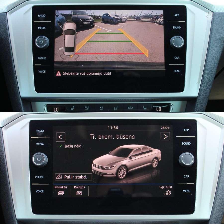 Black Volkswagen Passat 2019 in Vilnius, with an engine capacity of 1.50 L and mileage of 163 thousand km for 13250 €, photo 9 on AUTOMOTO.COM.LV