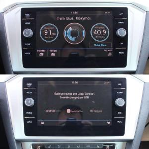 Black Volkswagen Passat 2019 in Vilnius, with an engine capacity of 1.50 L and mileage of 163 thousand km for 13250 €, photo 11 on AUTOMOTO.COM.LV