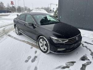Black Volkswagen Passat 2020 in Vilnius, with an engine capacity of 1.97 L and mileage of 86 thousand km for 21500 €, photo  on AUTOMOTO.COM.LV
