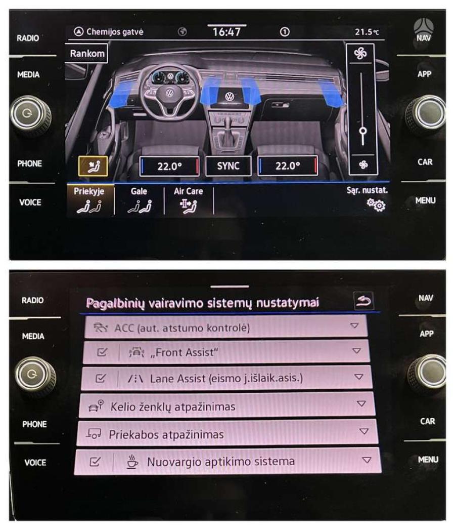 Black Volkswagen Passat 2020 in Kaunas, with an engine capacity of 1.97 L and mileage of 129 thousand km for 18900 €, photo 12 on AUTOMOTO.COM.LV