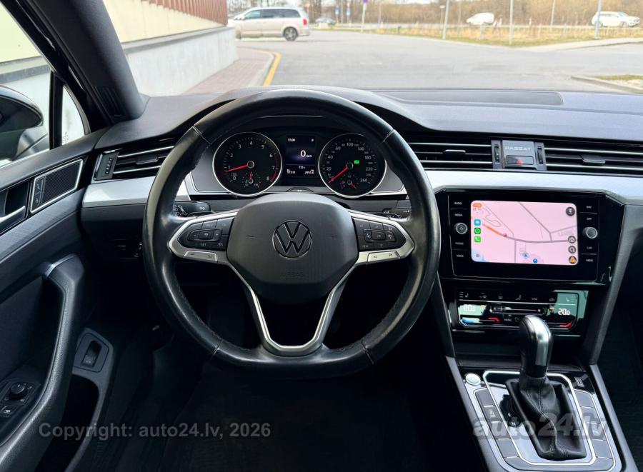Black Volkswagen Passat 2021 in Tallinn, with an engine capacity of 1.50 L and mileage of 97 thousand km for 17990 €, photo 9 on AUTOMOTO.COM.LV