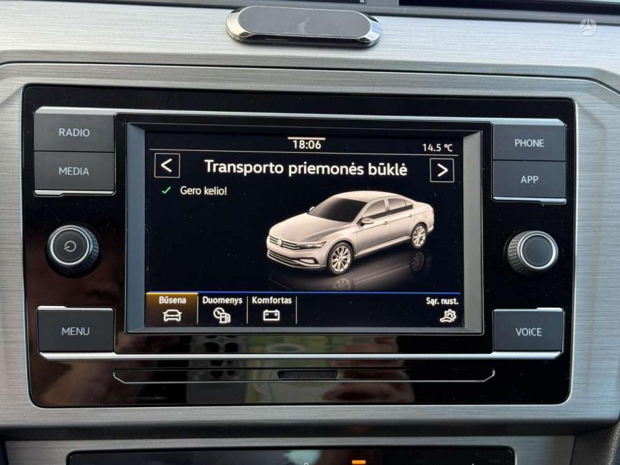 Melns Volkswagen Passat 2021 Viļņa, ar dzinēja tilpumu 1.50 L un nobraukumu 184 tūkst. km par 14500 €, foto 27 vietnē AUTOMOTO.COM.LV