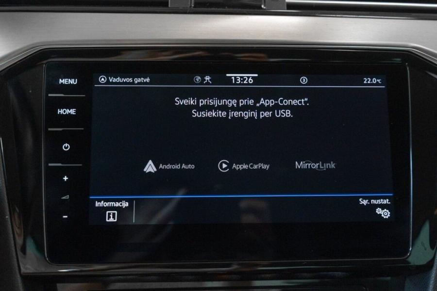Black Volkswagen Passat 2022 in Vilnius, with an engine capacity of 2.00 L and mileage of 128 thousand km for 23500 €, photo 17 on AUTOMOTO.COM.LV
