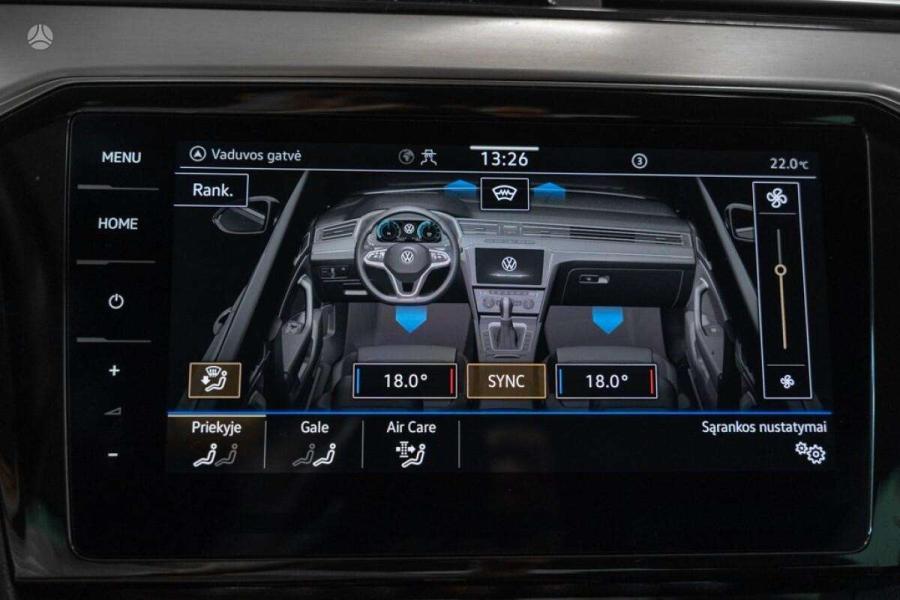 Melns Volkswagen Passat 2022 Viļņa, ar dzinēja tilpumu 2.00 L un nobraukumu 128 tūkst. km par 23500 €, foto 18 vietnē AUTOMOTO.COM.LV