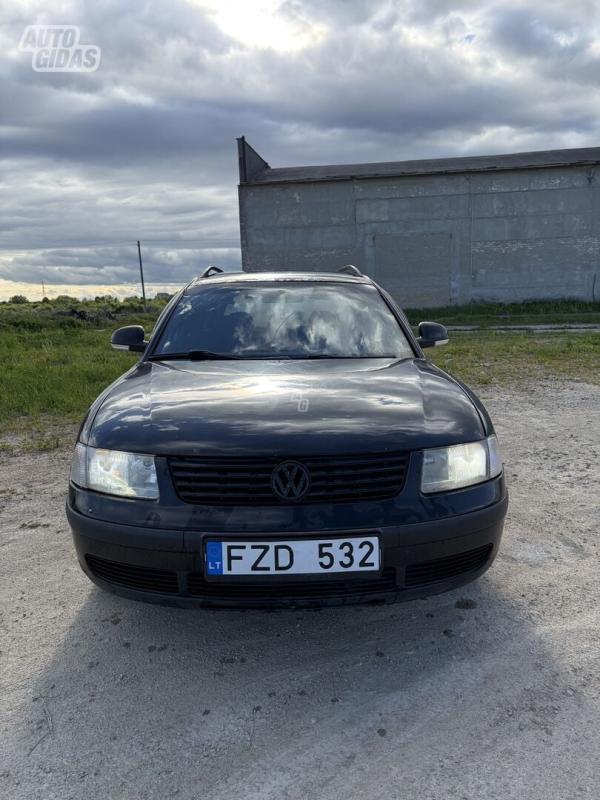 Black Volkswagen Passat 1998 in Vilnius, with an engine capacity of 1.90 L and mileage of 581 thousand km for 1200 €, photo 9 on AUTOMOTO.COM.LV