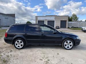Black Volkswagen Passat 1998 in Vilnius, with an engine capacity of 1.90 L and mileage of 581 thousand km for 1200 €, photo 11 on AUTOMOTO.COM.LV