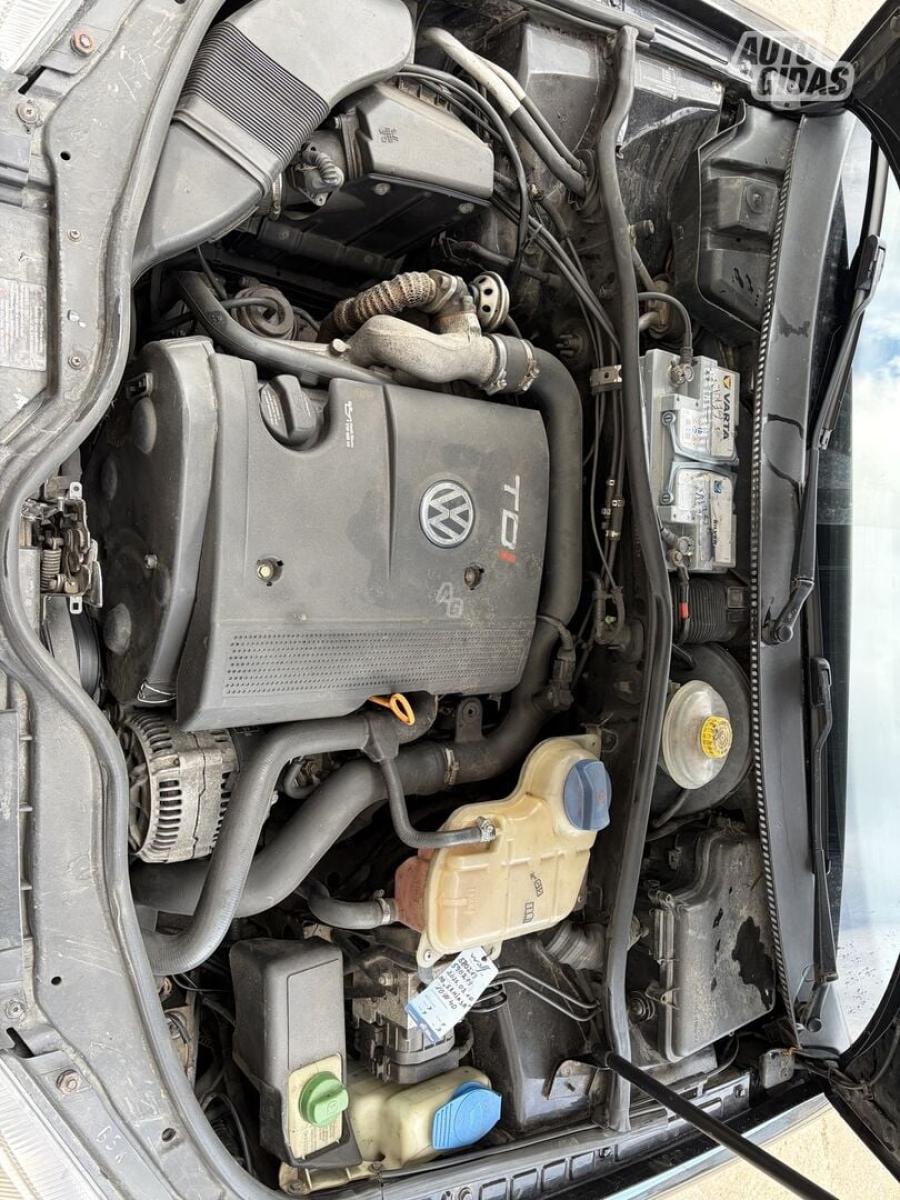 Black Volkswagen Passat 1998 in Vilnius, with an engine capacity of 1.90 L and mileage of 581 thousand km for 1200 €, photo 14 on AUTOMOTO.COM.LV