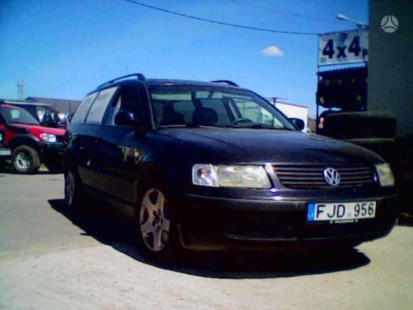 Black Volkswagen Passat 2000 in Vilnius, with an engine capacity of 1.90 L and mileage of 295 thousand km for 350 €, photo 1 on AUTOMOTO.COM.LV