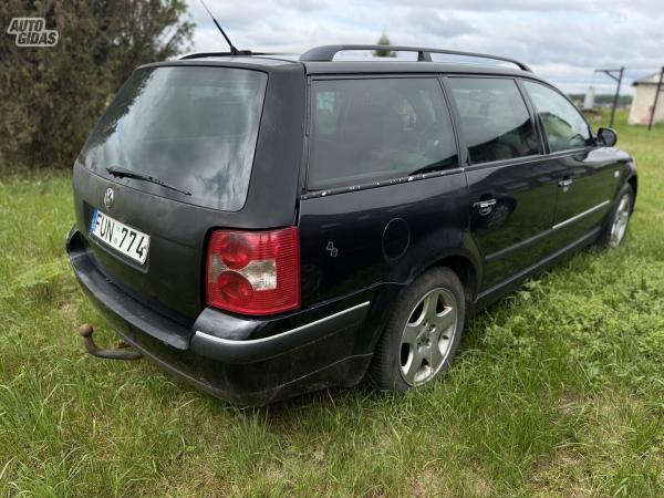 Black Volkswagen Passat 2000 in Vilnius, with an engine capacity of 1.90 L and mileage of 360 thousand km for 430 €, photo 4 on AUTOMOTO.COM.LV