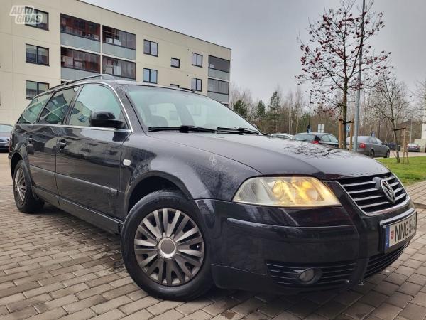 Black Volkswagen Passat 2001 in Vilnius, with an engine capacity of 1.90 L and mileage of 400 thousand km for 1150 €, photo 5 on AUTOMOTO.COM.LV