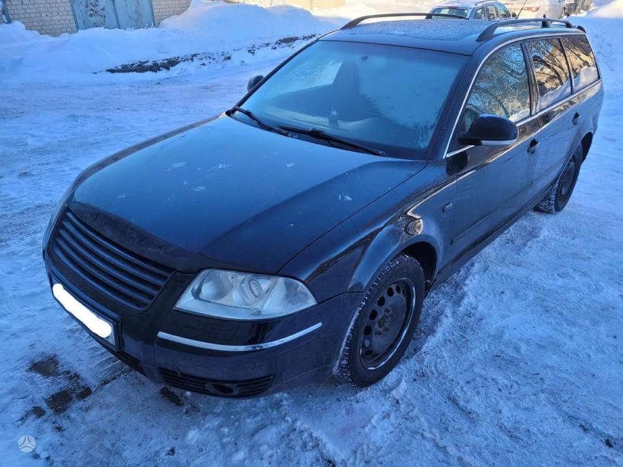 Melns Volkswagen Passat 2001 Viļņa, ar dzinēja tilpumu 1.90 L un nobraukumu 345 tūkst. km par 1600 €, foto 1 vietnē AUTOMOTO.COM.LV
