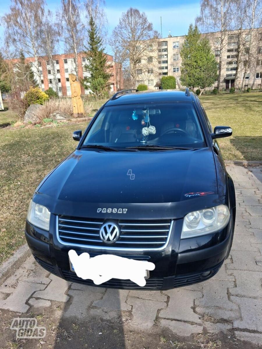 Melns Volkswagen Passat 2001 Ignalina, ar dzinēja tilpumu 1.90 L un nobraukumu 342 tūkst. km par 1790 €, foto 1 vietnē AUTOMOTO.COM.LV