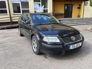 Black Volkswagen Passat 2001 in Vilnius, with an engine capacity of 1.90 L and mileage of 290 thousand km for 2500 €, photo  on AUTOMOTO.COM.LV
