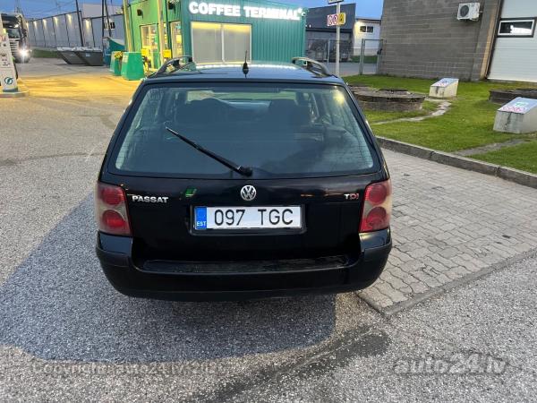 Black Volkswagen Passat 2001 in Tartu, with an engine capacity of 1.90 L and mileage of 0 thousand km for 1000 €, photo 5 on AUTOMOTO.COM.LV