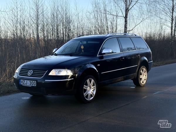 Black Volkswagen Passat 2002 in Vilnius, with an engine capacity of 2.80 L and mileage of 359 thousand km for 2300 €, photo 1 on AUTOMOTO.COM.LV