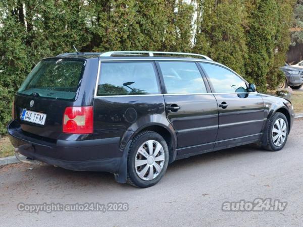 Black Volkswagen Passat 2002 in Tartu, with an engine capacity of 1.90 L and mileage of 0 thousand km for 1699 €, photo 3 on AUTOMOTO.COM.LV