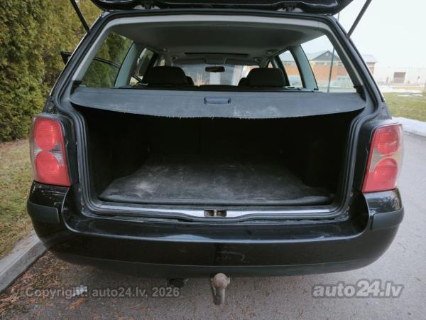Black Volkswagen Passat 2002 in Tartu, with an engine capacity of 1.90 L and mileage of 0 thousand km for 1699 €, photo 10 on AUTOMOTO.COM.LV