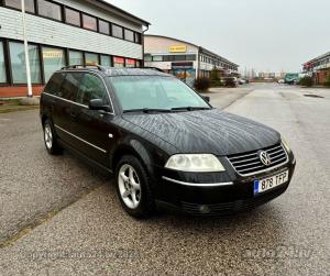 Melns Volkswagen Passat 2002 Tallina, ar dzinēja tilpumu 1.90 L un nobraukumu 458 tūkst. km par 2500 €, foto  vietnē AUTOMOTO.COM.LV