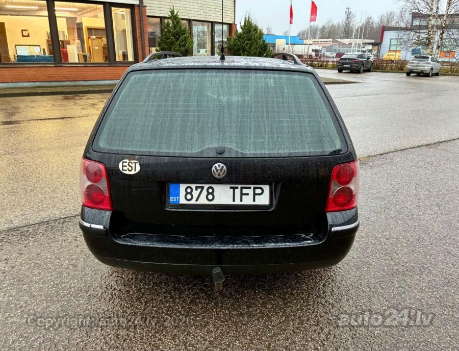 Melns Volkswagen Passat 2002 Tallina, ar dzinēja tilpumu 1.90 L un nobraukumu 458 tūkst. km par 2500 €, foto 6 vietnē AUTOMOTO.COM.LV
