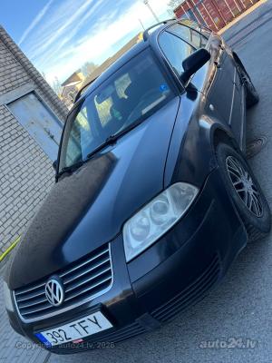 Melns Volkswagen Passat 2002 Narva, ar dzinēja tilpumu 1.90 L un nobraukumu 449 tūkst. km par 599 €, foto  vietnē AUTOMOTO.COM.LV