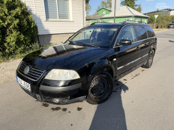 Black Volkswagen Passat 2002 in Kaunas, with an engine capacity of 1.90 L and mileage of 399 thousand km for 750 €, photo 1 on AUTOMOTO.COM.LV