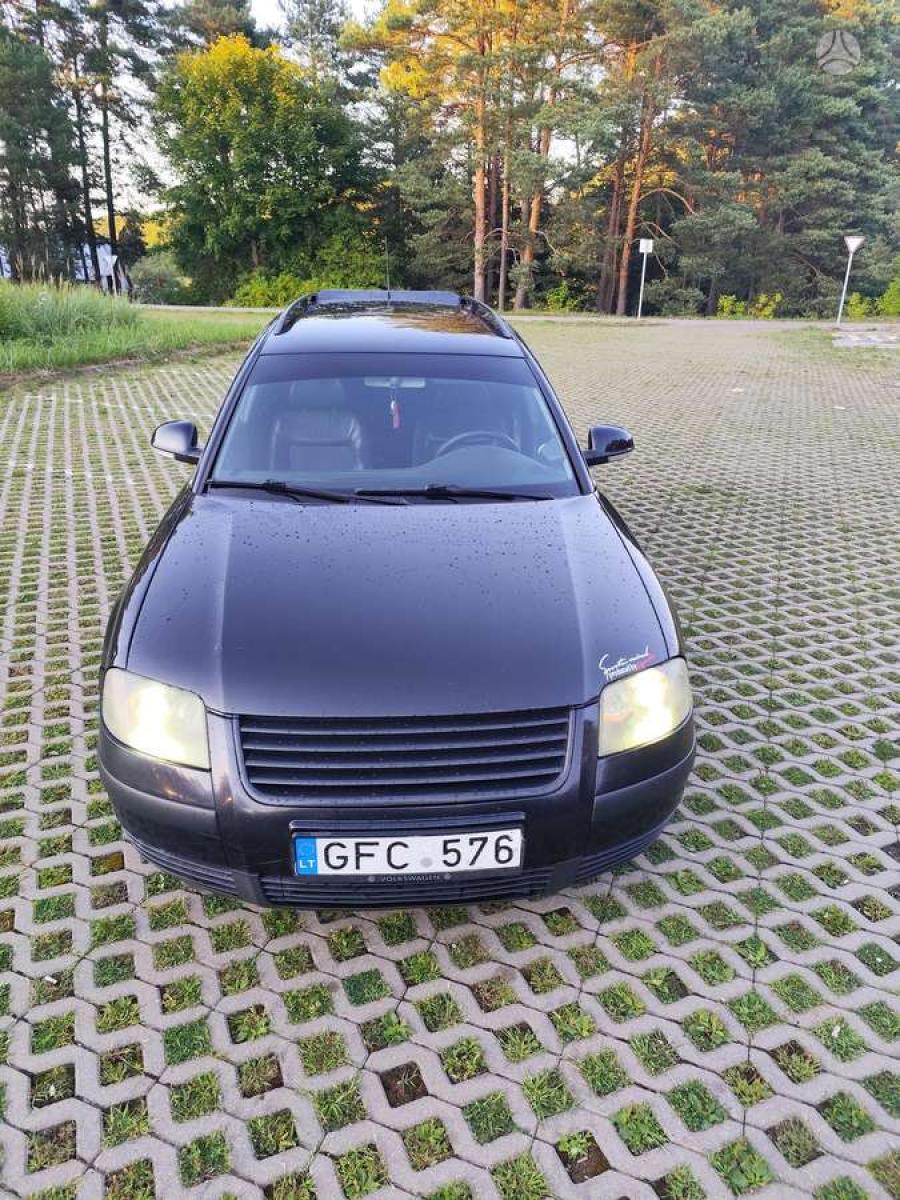 Melns Volkswagen Passat 2002 Varėna, ar dzinēja tilpumu 1.90 L un nobraukumu 350 tūkst. km par 2000 €, foto 3 vietnē AUTOMOTO.COM.LV