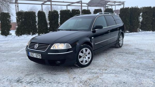 Black Volkswagen Passat 2003 in Alytus, with an engine capacity of 1.90 L and mileage of 336 thousand km for 1850 €, photo 1 on AUTOMOTO.COM.LV