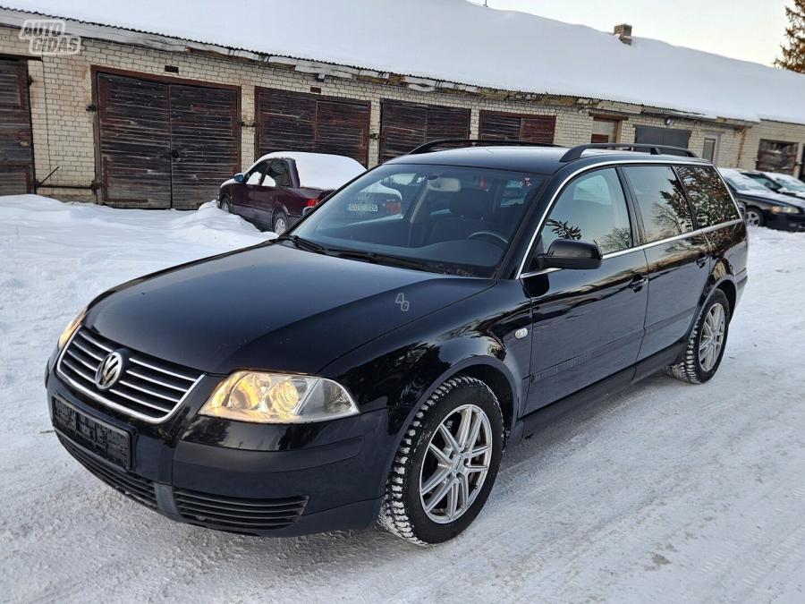 Melns Volkswagen Passat 2003 Širvintos, ar dzinēja tilpumu 1.90 L un nobraukumu 271 tūkst. km par 3100 €, foto 1 vietnē AUTOMOTO.COM.LV