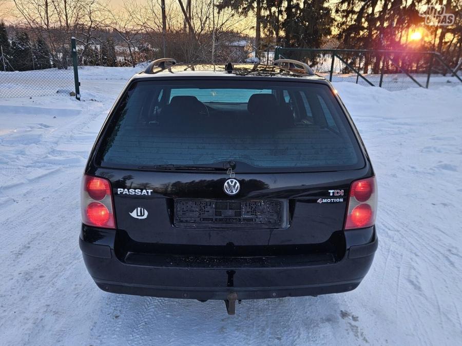 Melns Volkswagen Passat 2003 Širvintos, ar dzinēja tilpumu 1.90 L un nobraukumu 271 tūkst. km par 3100 €, foto 5 vietnē AUTOMOTO.COM.LV